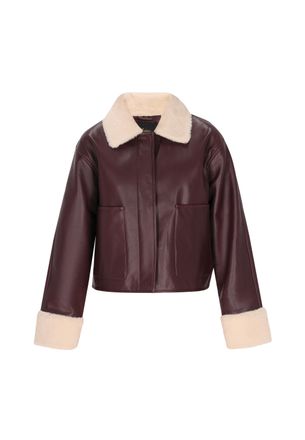 Faina Jacke Frauen Burgund