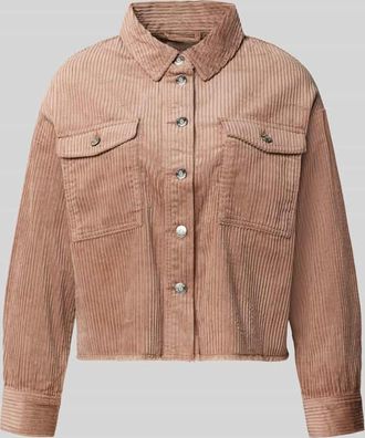 Only Loose Fit Hemdjacke aus reiner Baumwolle Modell MARINA