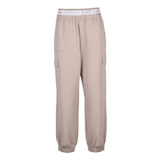 Emporio Armani Emporio Armani Ea7, Femme, Pantalons, Beige, Taille: 36 FR Pantalone