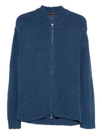 Barena zip-fastening cardigan - Blau