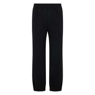 Valentino Garavani Baumwoll-Jogginghose mit VGold - - Trousers - Herren - Schwarzk - XL