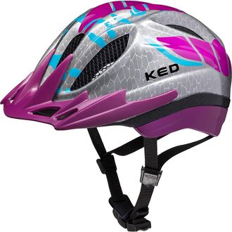 KED Cycling Meggy II K-Star Kinder Fahrradhelm mit Vollreflektor, Made in Germany, mit LED-Rücklicht, nur 220g, QUICKSAFE Verstellsystem