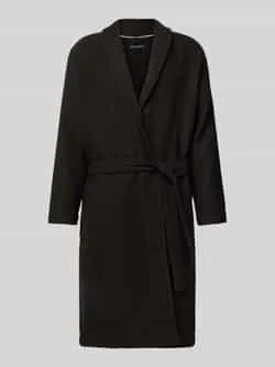 Tommy Hilfiger Regular Fit Bademantel aus reiner Baumwolle mit Waffelstruktur