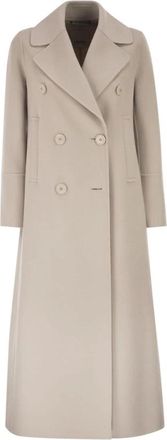 Max Mara Femme, Manteaux, Beige, Taille: 34 FR Double-Breasted Manteaux