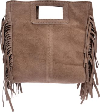 Anna Luchini Beige Rindsledertasche