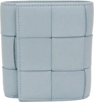 Bottega Veneta unisex, Pre-owned, Bleu, Taille: ONE Size Portefeuille en cuir Pre-owned