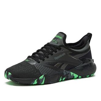 Reebok Nano Court Sport Chaussures de Pickleball ou Tennis Homme, Noir/Gris 5, 11.5 Women/10 Men