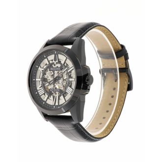 Bulova Femme, Accessoires, Noir, Taille: ONE Size Sutton Skeleton Montre Automatique