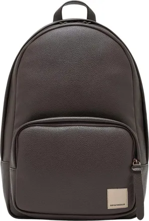 Emporio Armani Boteh Rucksack mit Hammerschlag-Finish - - Bags - unisex - Braun - ONE SIZE