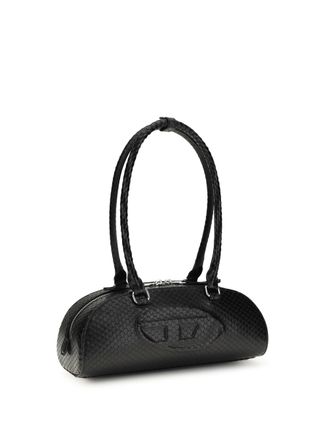 Diesel Womens 1dr Dome Shoulder Bag T8013 Calf Leather Bos Taurus