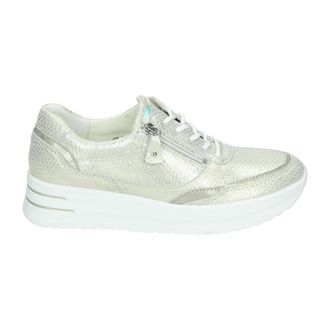 Waldl&auml;ufer Goldene Sportliche Flache Schuhe mit Herausnehmbarer Einlegesohle - - Shoes - Damen - Beige - 38 1/2 EU