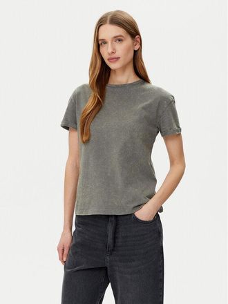 Noisy May T-Shirt Brandy 27033185 Grau Slim Fit