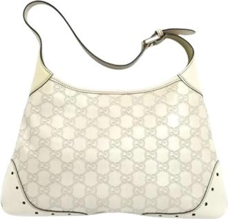 Gucci Sac bandouli&egrave;re vintage Pre-owned - Femme - Pre-owned - Blanc - Taille: ONE Size