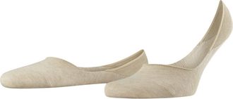 Falke Herren Füßlinge Invisible Step Medium Cut M In Baumwolle unsichtbar einfarbig 1 Paar, Beige Sand Melange 4650, 47-48