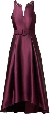 Adrianna Papell Abendkleid Mikado High Low Dress Anspruchsvolles und auff&auml;lliges Mikado-Abendkleid