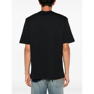 Iceberg Embroidered Crew-Neck T-Shirt - Black