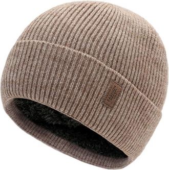 Generic Bonnet Femme Hiver Bonnet Femme Chapeau Femme Hiver Confortable Classique - Outdoor Lettres Vintage Automne Hiver, Rembourr&eacute; Thermique, Style R&eacute;tro po