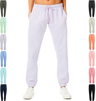 Light & Shade Damen Soft Touch Loungewear Jogginghose Jogger, Lavendel, XL