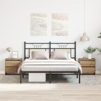 vidaXL Nachttisch 2 St&uuml;ck Artisan Eiche 45x34x44,5 cm Holzwerkstoff - Vidaxl