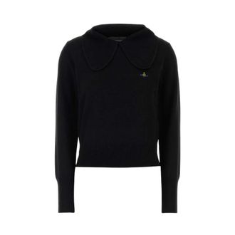 Vivienne Westwood Rundhals-Pullover - - Knitwear - Damen - Schwarzk - XS