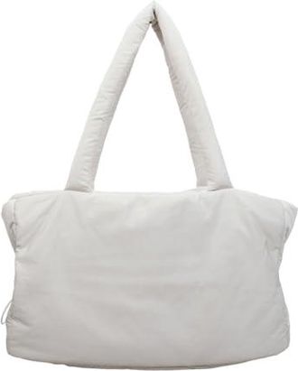 Generic Sac &agrave; main simple en nylon pour femme - Couleur unie - Pour un usage quotidien - Noir