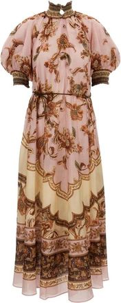 Zimmermann Femme, Robes, Multicolore, Taille: 36 FR Aster Billow Maxi Dress