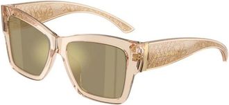 Dolce & Gabbana Femme, Accessoires, Brun, Taille: 55 MM Square Lunettes de soleil