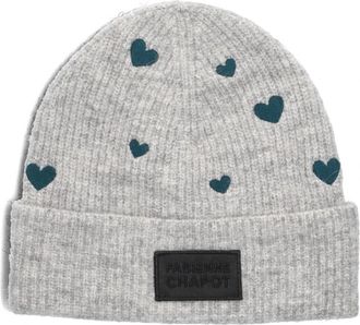 Fab By Fabienne Chapot Graue Lidia Beanie M&uuml;tze - - Accessories - Damen - Grau - ONE SIZE