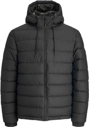 Jack & Jones Jcopoint PU Puffer Jacket BF Veste, Noir, x_l Hommes
