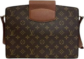 Louis Vuitton Sac bandouli&egrave;re vintage doccasion - Femme - Pre-owned - Brun - Taille: ONE Size