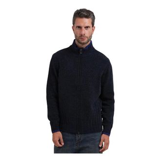 A|X Armani Exchange Pull droit &agrave; col montant en maille - Homme - Pulls - Bleu - Taille: 2XL