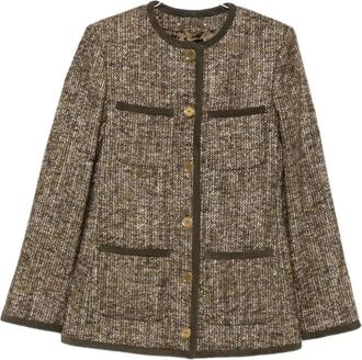 Golden Goose Femme, Vestes, Brun, Taille: 40 FR Tweed Jacket