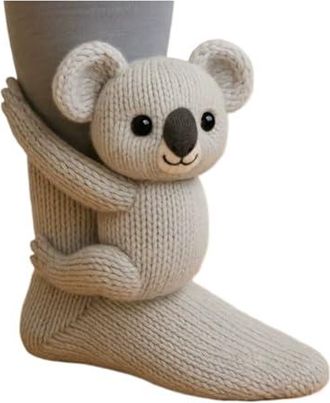 Generic Chaussettes tricot&eacute;es en forme danimal, chaussettes confortables pour femme, Animaux6, Taille Unique
