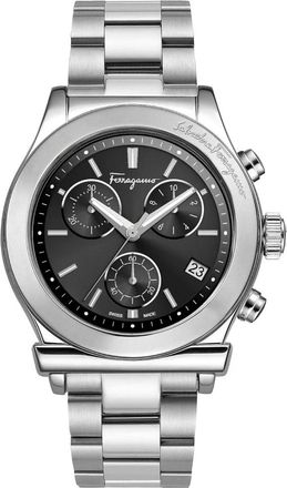 Ferragamo 1898 Chronograph - - Accessories - Herren - Grau - ONE SIZE
