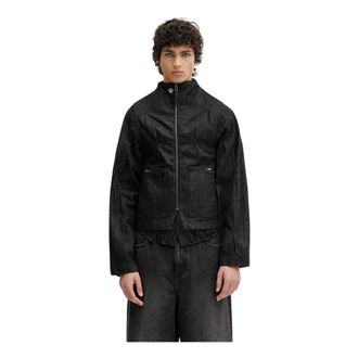 Ader Error Pintuck Denimjacke - - Jackets - Herren - Schwarzk - XL