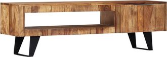 vidaXL Mobile Porta Tv 140x30x40cm In Legno Massello Di Acacia - Vidaxl