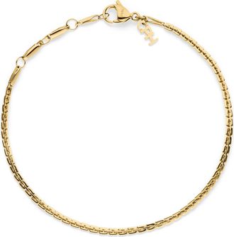 Copenhagen Armband - Edelstahl Fine Edgy - Gr. ONESIZE - in Gold - f&uuml;r Damen