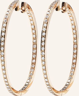 Cada Cada Creolen Large Hoops rosegold