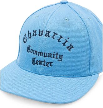 Willy Chavarria MAMSA004-099 Embroidered Baseball Cap - Blue