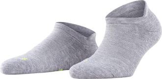 Falke Damen Sneakersocken Cool Kick Sneaker W Sn weich atmungsaktiv schnelltrocknend kurz einfarbig 1 Paar, Grau Light Grey 3400-O, 35-36