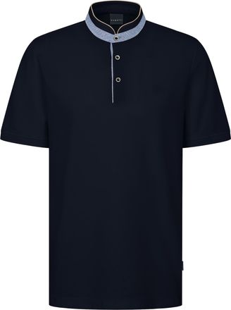 Bugatti Herren Poloshirt Stehkragen Basic Kurzarm Modern Fit