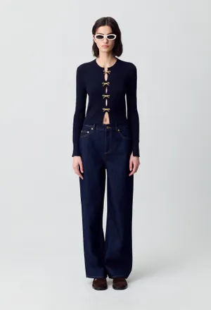 Claudie Pierlot Pull maille fine noeuds