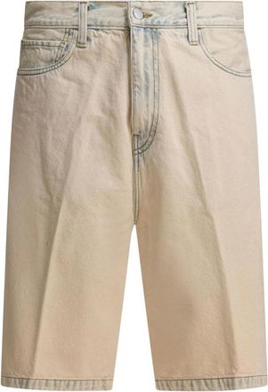 Carhartt Work in Progress Homme, Shorts, Beige, Taille: W30 Relaxed Fit Carpenter Denim Shorts