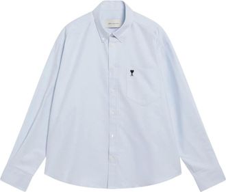 Ami Homme, Chemises, Bleu, Taille: XL Quota Boxy Fit Shirt