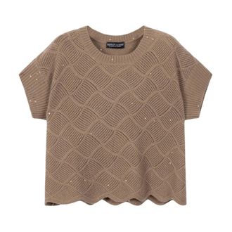 Repeat Damen, Strickwaren, Braun, XLGr&ouml;&szlig;e