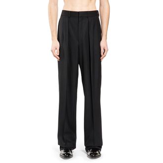 Tom Ford Wool Stripe Tailored Trousers