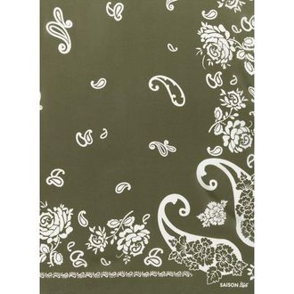Saison 1865 Foulard imprim&eacute; en soie