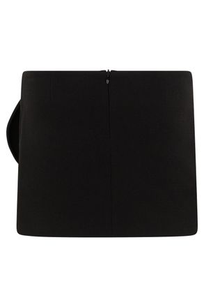 Magda Butrym Womens Mini Skirt Low Waist Black Polyester