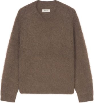 &Aacute;eron Frank V-neck sweater - Braun