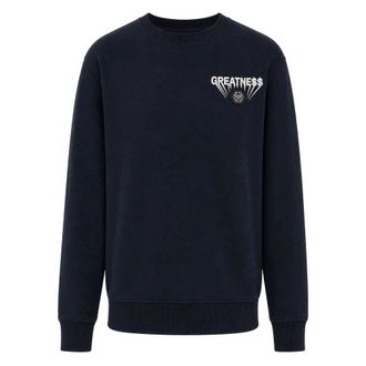 Philipp Plein Homme, Sweatshirts et sweats &agrave; capuche, Bleu, Taille: 3XL SweaT-shirt Col Rond en Polaire Grande Taille